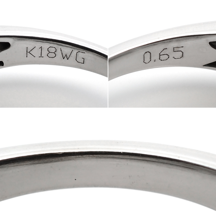 K18WG ダイヤモンド 指輪 11号 パヴェリング ホワイトゴールド｜Reizm(リズム)