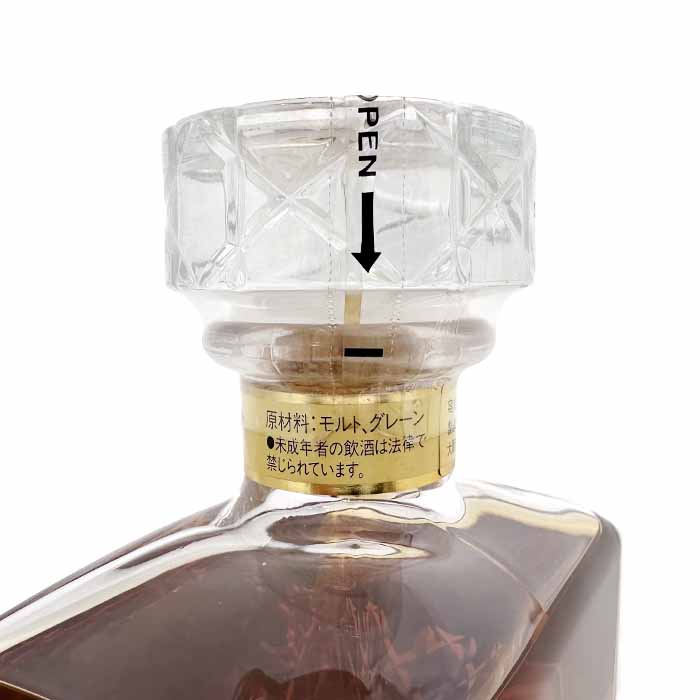 サントリー(SUNTORY) インペリアル 600ml 43% カガミクリスタル クリアキャップ ウイスキー｜Reizm(リズム)