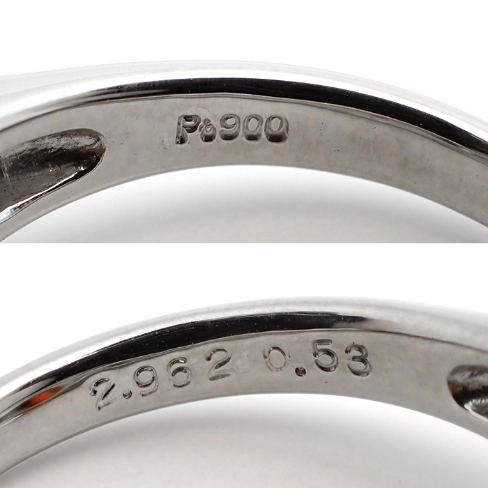 Pt900 ガーネット 指輪 12.5号 ソーティング付き シルバーカラー｜Reizm(リズム)