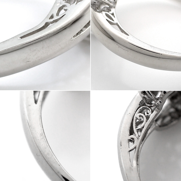 Pt900 ダイヤモンド 指輪 11号 シルバーカラー｜Reizm(リズム)