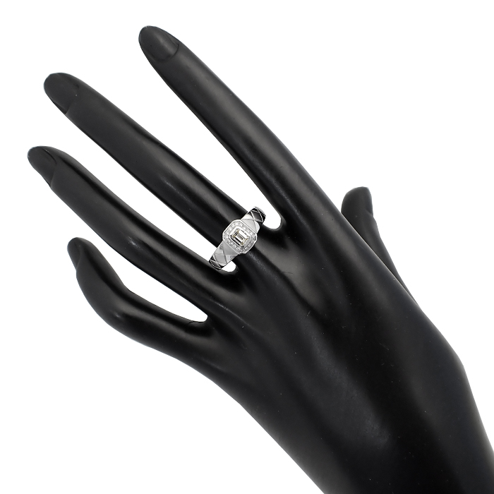 K18 ダイヤモンド 指輪 14号 ホワイトゴールド｜Reizm(リズム)